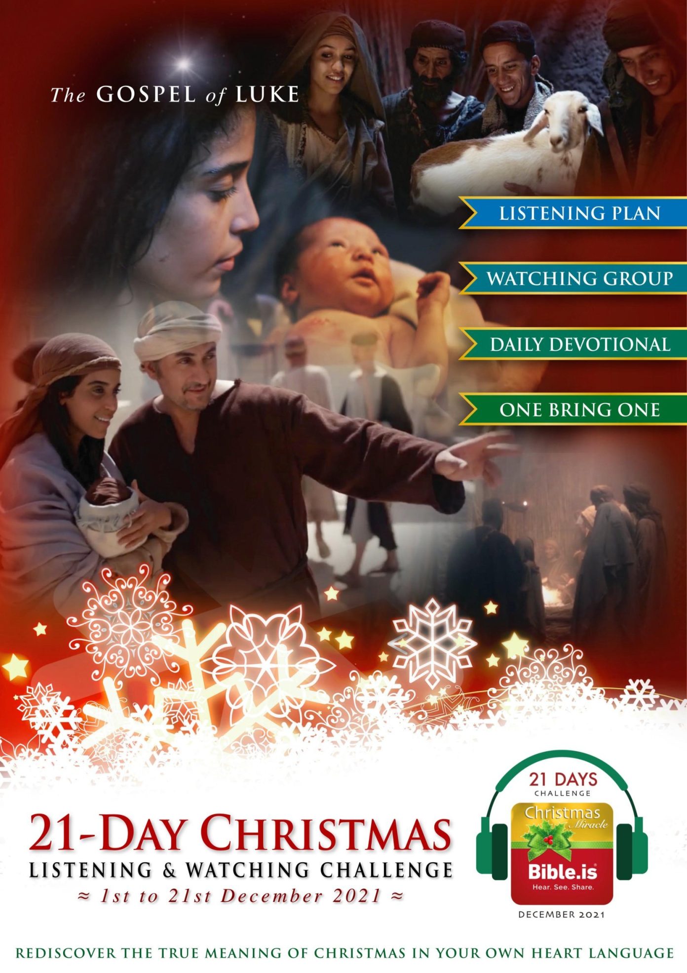 An invitation to join the 21-Day Christmas Challenge 2021 - Today's ...