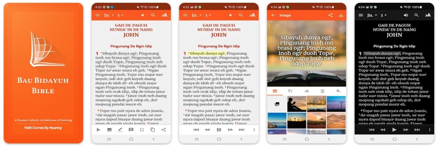New: Word of God in Bau Bidayuh now available on your Android devices ...