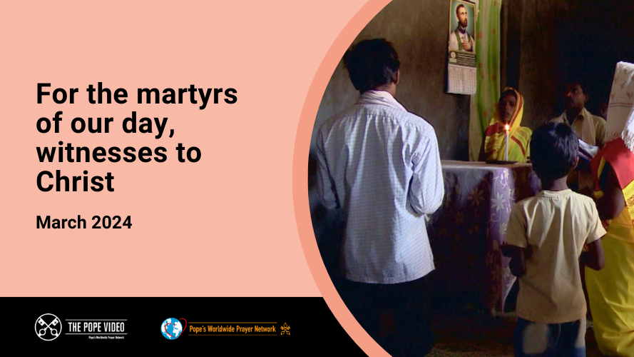 Pope's March prayer intention: For the martyrs of our day - Today's ...